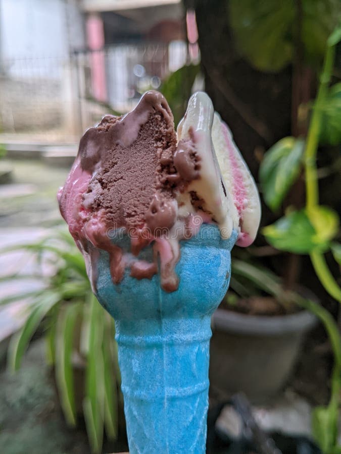 Nice and Colorful Ice Cream Stock Image - Image of sweetness, pink ...