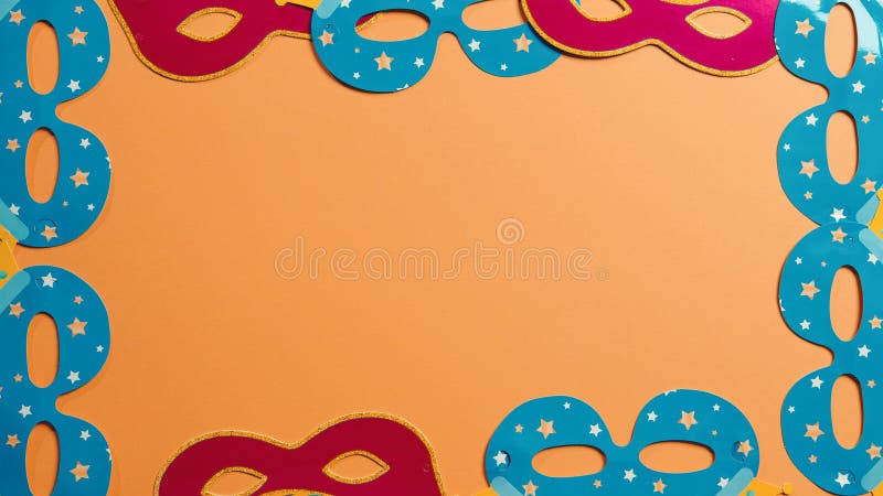 Nice Colorful Paper Carnival Masks Stock Photos - Free & Royalty-Free ...