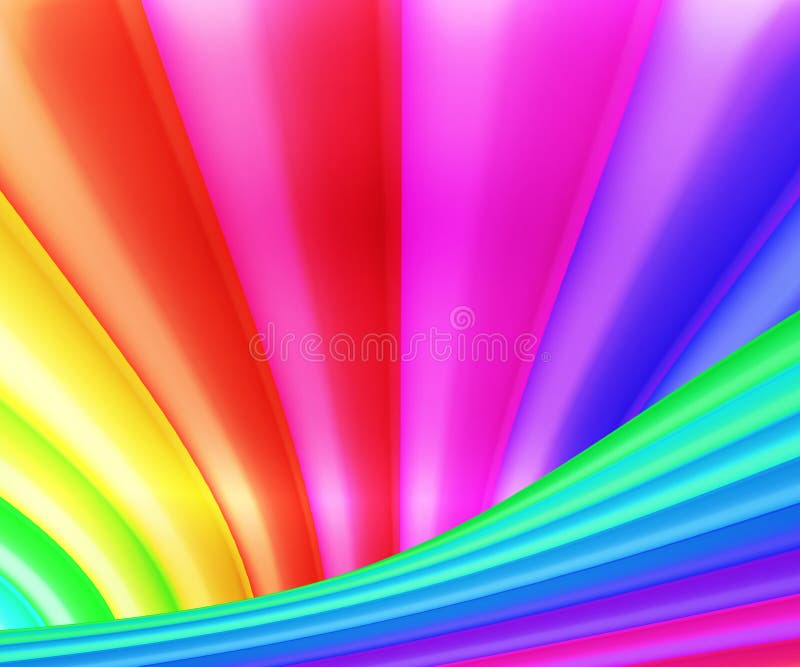 Nice Colorful Rainbow Texture Stock Illustration - Illustration of ...