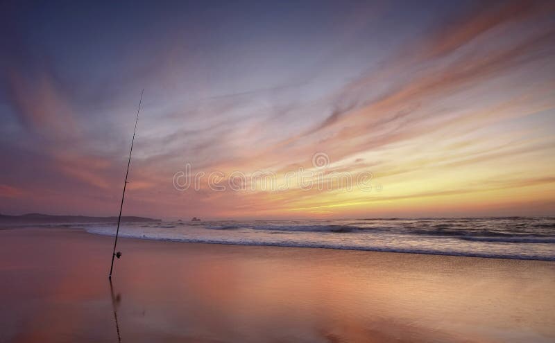 Nice colors at sunset stock photo. Image of coast, person - 20696546