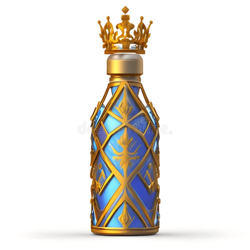 Nice Concept of Perfume Bottle or Water Bottle Stock Illustration ...