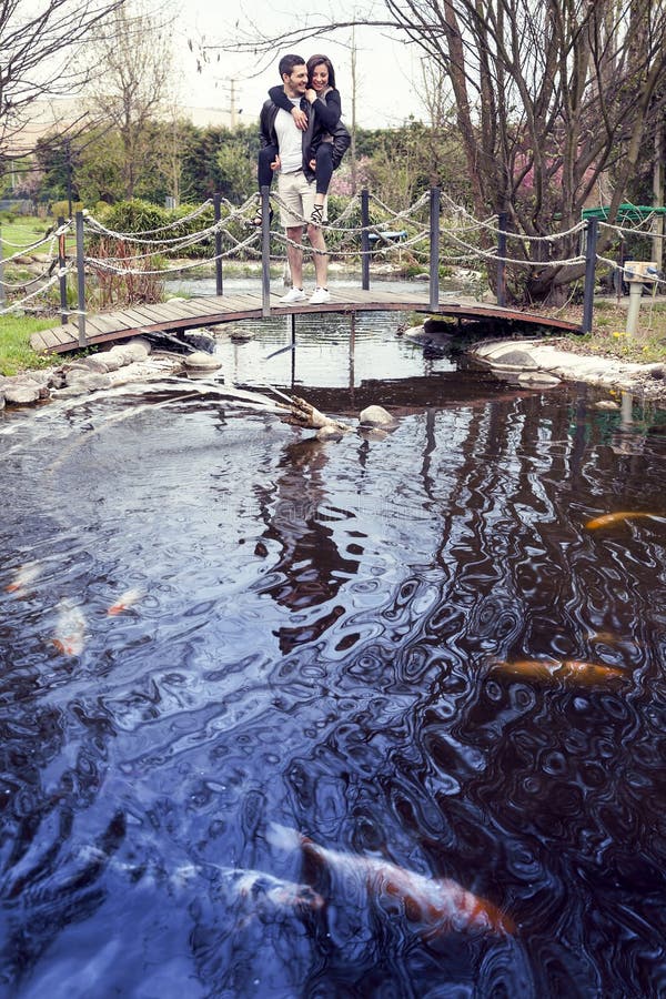 Nice Couple of Boyfriends Have Fun Stock Photo - Image of privacy, park ...