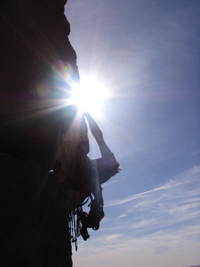 Nice day out stock image. Image of people, extreme, rock - 475077