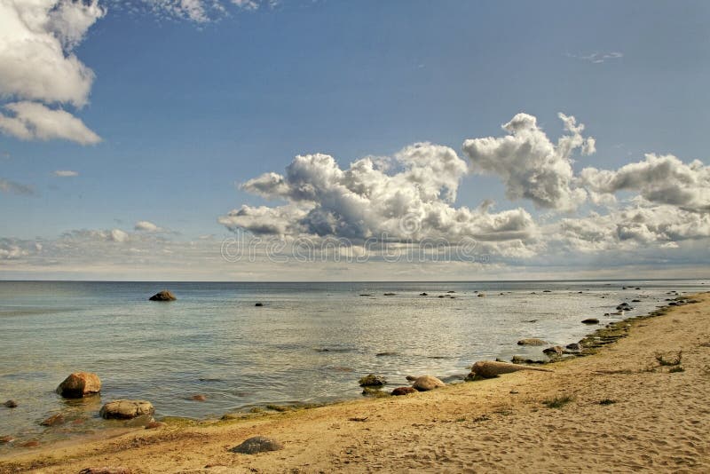 Nice day at the sea. stock image. Image of scenery, dawn - 37871713