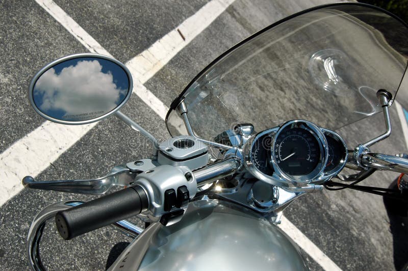Nice day to ride stock photo. Image of mirror, ride, chrome - 936394
