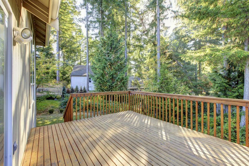 Nice Deck with Space and Beautiful Scenery Stock Image - Image of land ...