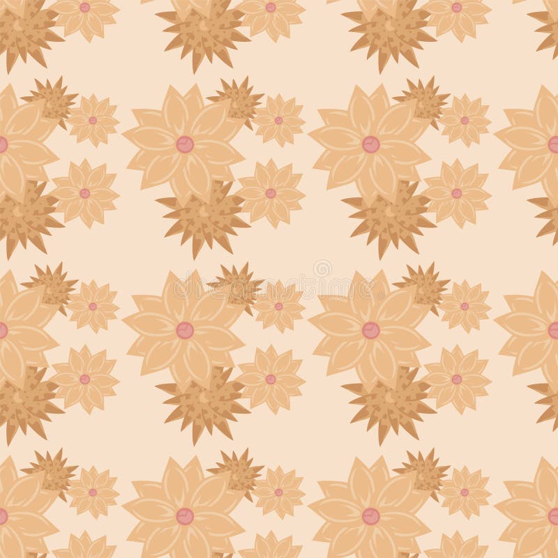 Nice Decorative Seamless Pattern Stock Vector - Illustration of line ...