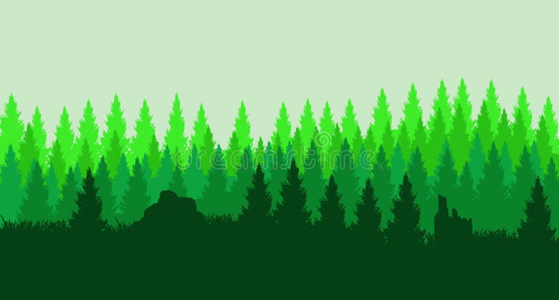 At Noon Flat Landscape Background,Artwork High Res,design Stock ...