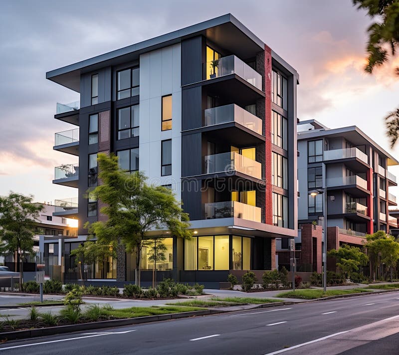 Construction Building Schematic Stock Illustration - Illustration of ...