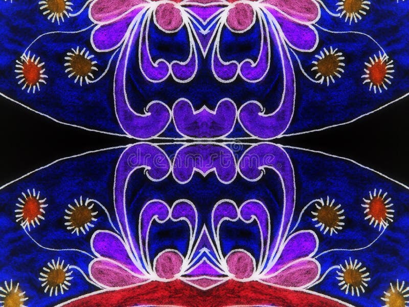 Beautiful Different Colors Mandala Stock Illustration - Illustration of ...