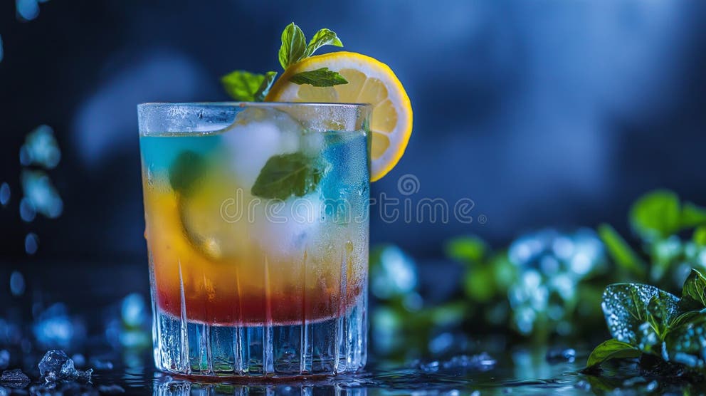 Nice Drinks Theme for Wallpaper Stock Image - Image of yellow, vodka ...