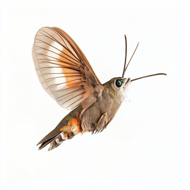 Nice Elegant Butterfly with Isolate White Background Stock Photo ...