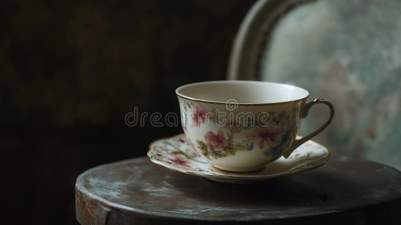 Nice Elegant Vintage Tea Cup Stock Image - Image of teacup, retro ...