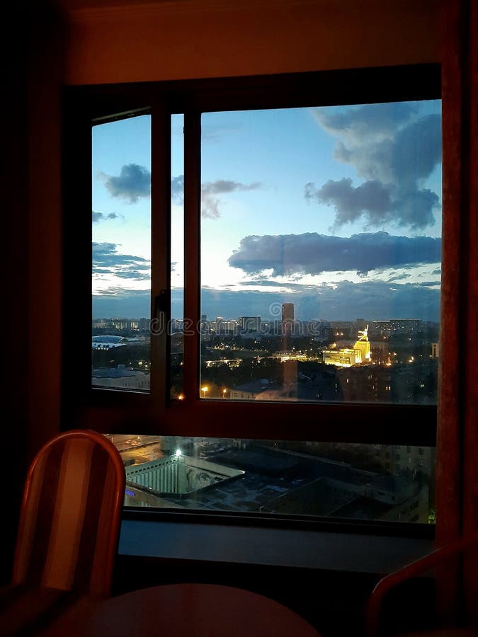 Nice Evening Hotel& X27;s View Editorial Stock Photo - Image of room ...
