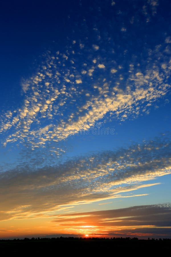 Nice evening sky stock image. Image of sunlight, nature - 61367413