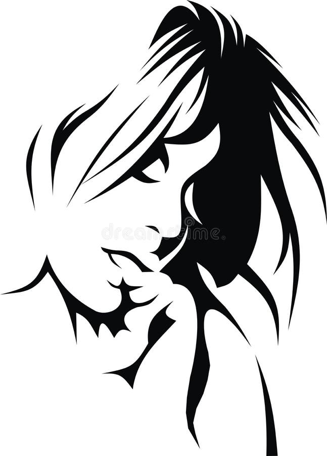 Nice face stock vector. Illustration of smile, beautiful - 10815221