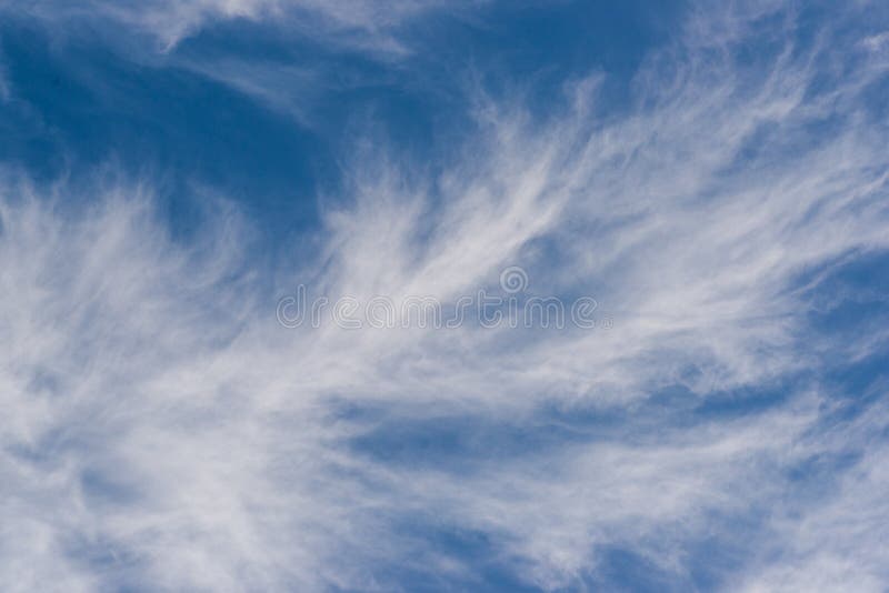 Nice Feathery Cirrus Clouds Stock Photo - Image of sunny, clouds: 147263516