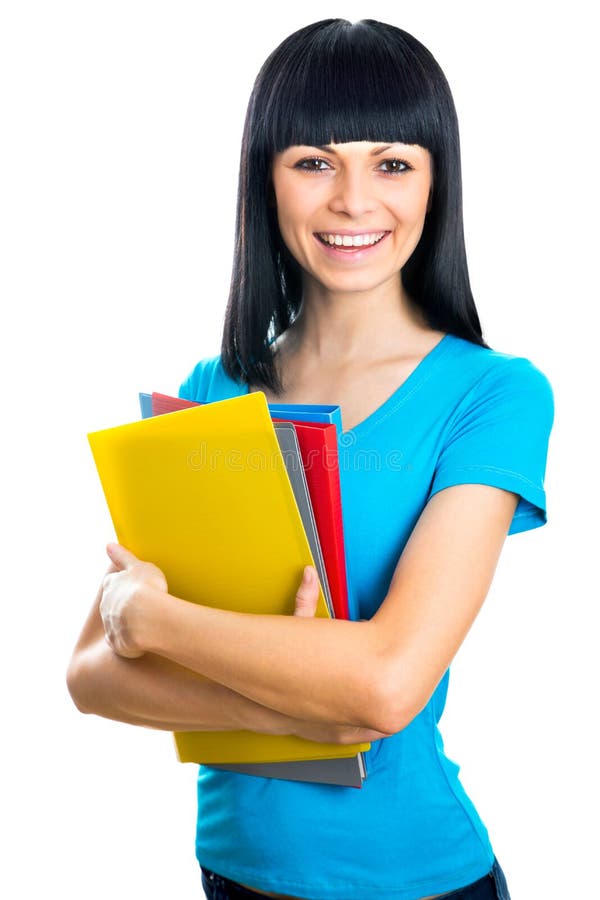 Nice female student stock photo. Image of notebook, classroom - 30463102