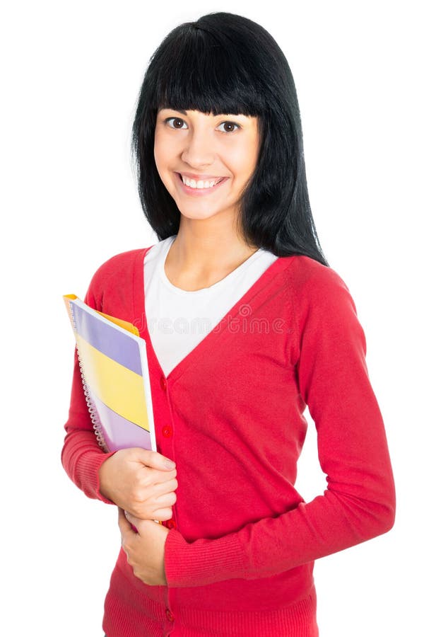 Nice female student stock image. Image of friendly, highschool - 33764445