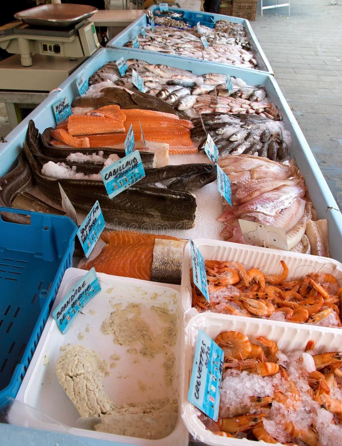 Nice - Fish Market stock image. Image of frozen, food - 31030433