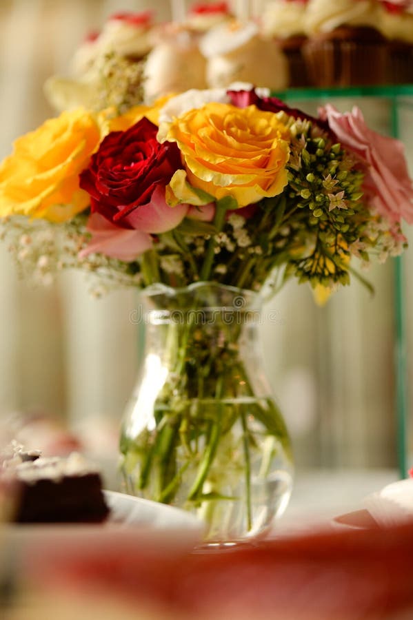 Nice Floral Decoration Along the Balcony Stock Photo - Image of ...