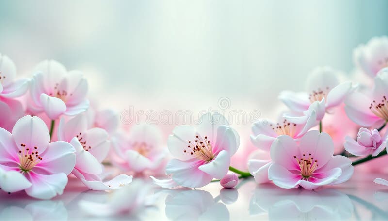 Nice flowers background stock illustration. Illustration of beautiful ...