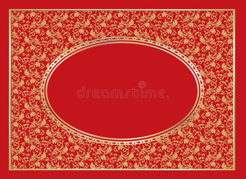 Nice frame stock vector. Illustration of gold, decor - 25603769