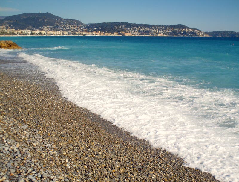 Azure Beach, Rocky Coast of Islands. , Aerial View Stock Image - Image ...