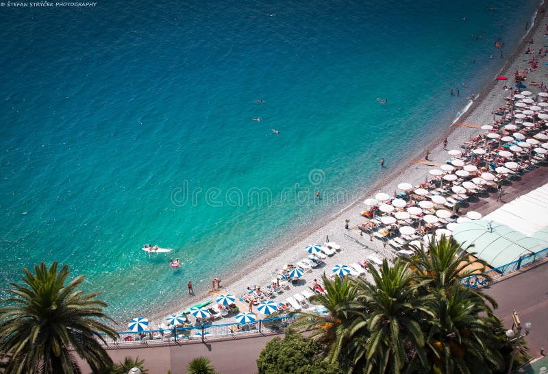 Nice in France stock image. Image of france, people, sunset - 41927385