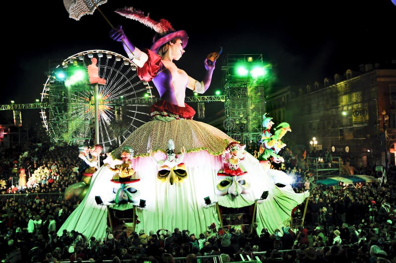 Nice, France, Carnival Parade Editorial Stock Photo - Image of ...