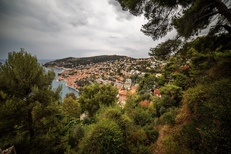 Nice, France: Panoramic Top View of Port Stock Image - Image of ...
