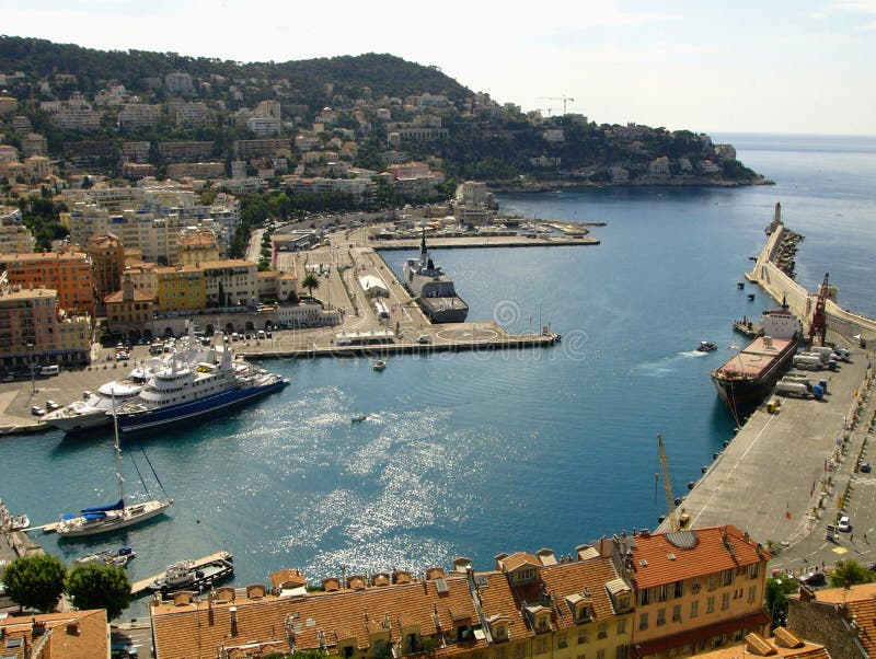 Nice (France) harbour stock image. Image of france, french - 727391