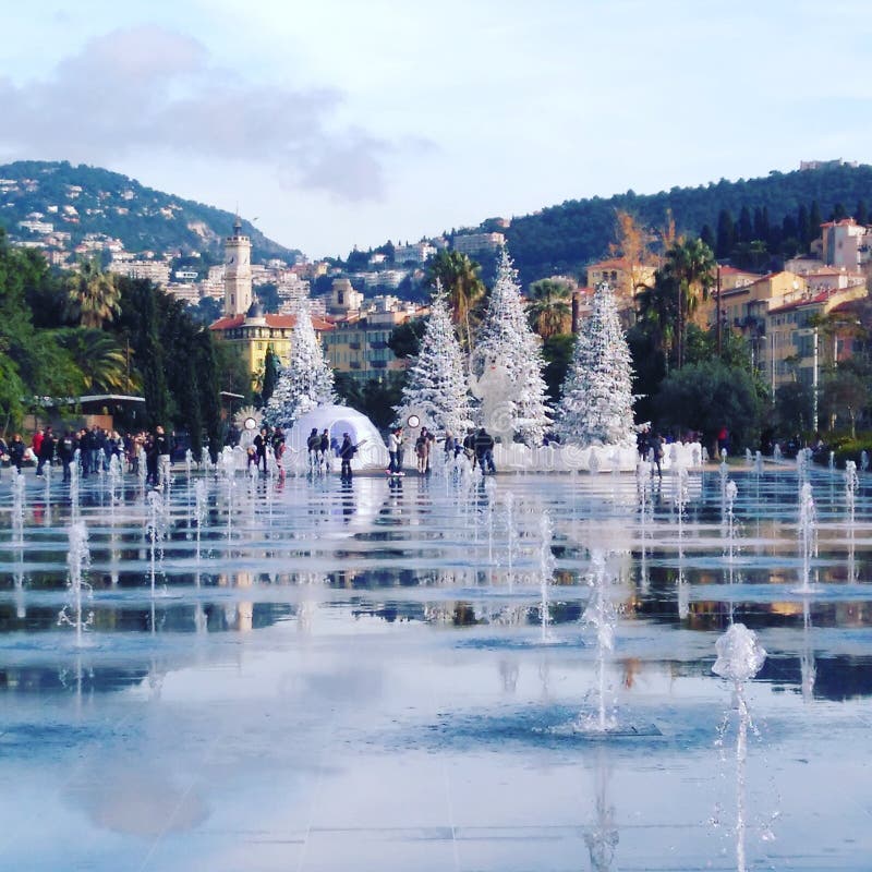 Nice , French Riviera stock photo. Image of water, riviera - 125740494