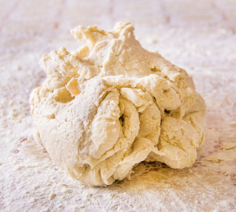 Nice and Fresh Dough on a Decorated Surface Stock Photo - Image of ...