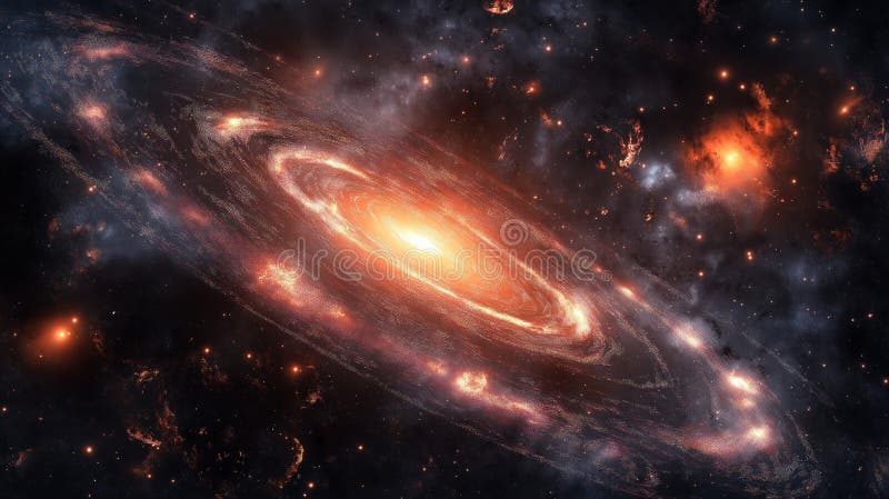 Nice Galaxy Planet Theme for Wallpaper Stock Photo - Image of cosmos ...