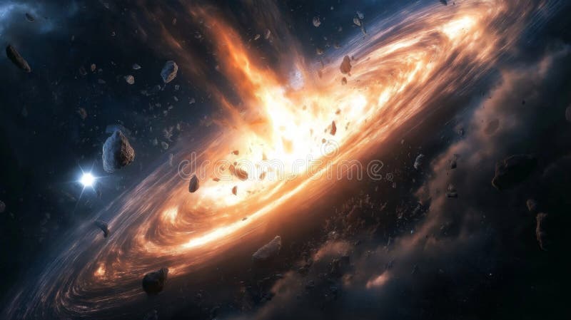 Nice Galaxy Planet Theme for Wallpaper Stock Image - Image of glow ...