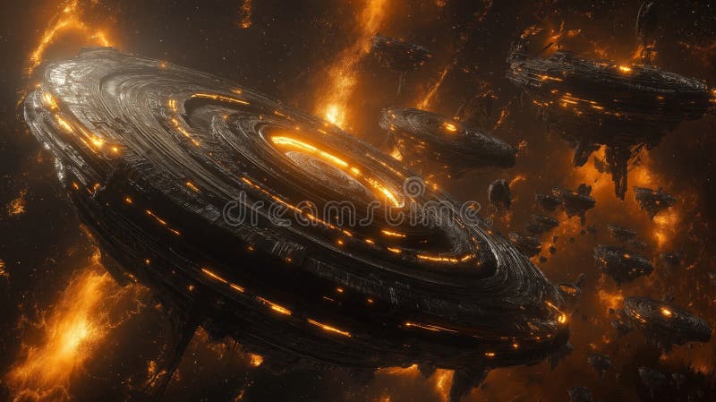 Nice Galaxy Planet Theme for Wallpaper Stock Photo - Image of ...