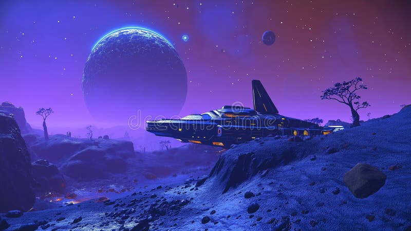 Nice Galaxy Planet Theme for Wallpaper Stock Image - Image of cosmos ...