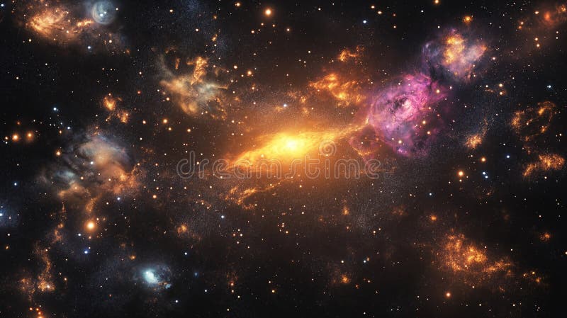 Nice Galaxy Planet Theme for Wallpaper Stock Image - Image of universe ...