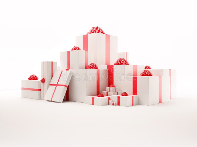 Nice Gift Boxes set stock illustration. Illustration of boxes - 6485235