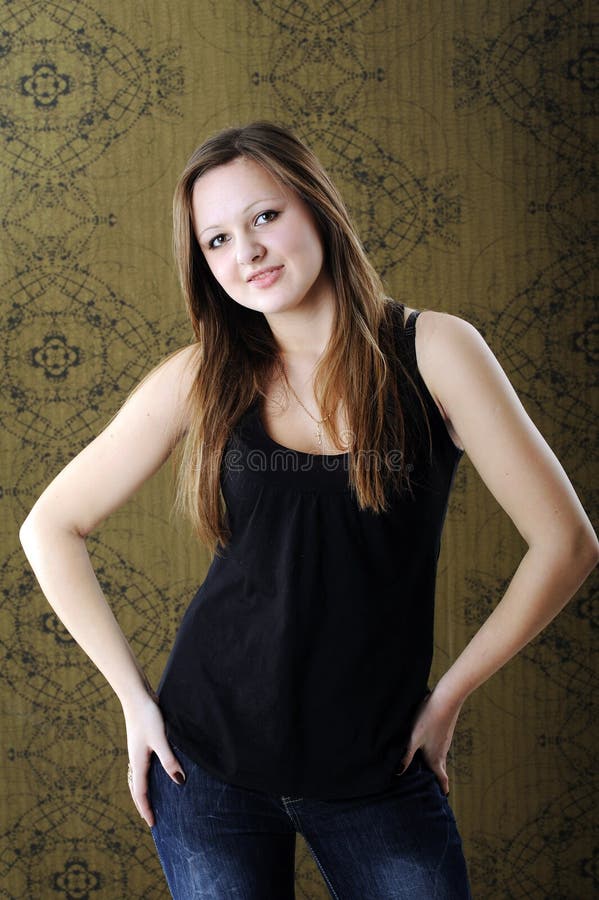 Nice girl stock photo. Image of smile, beauty, portrait - 18165014