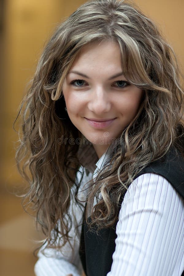 Nice girl stock image. Image of adult, hair, face, sensuality - 7045353