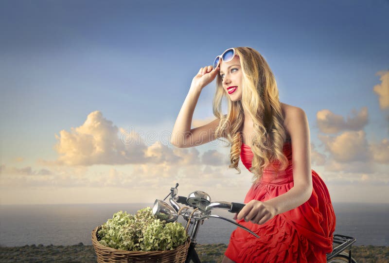 Nice girl stock photo. Image of young, smile, color, copyspace - 41410532