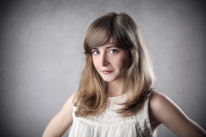 Nice girl stock image. Image of arrow, face, nice, attractive - 41414145