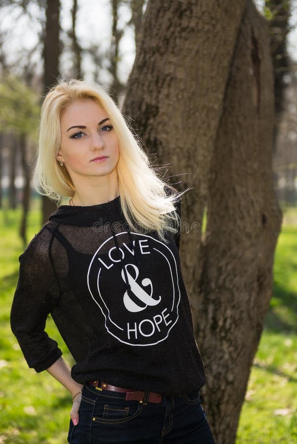 Nice girl stock image. Image of clear, person, smile - 52258053