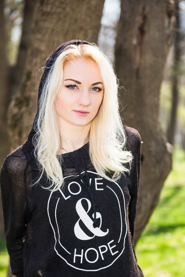 Nice girl stock photo. Image of smile, slim, space, brown - 53231536