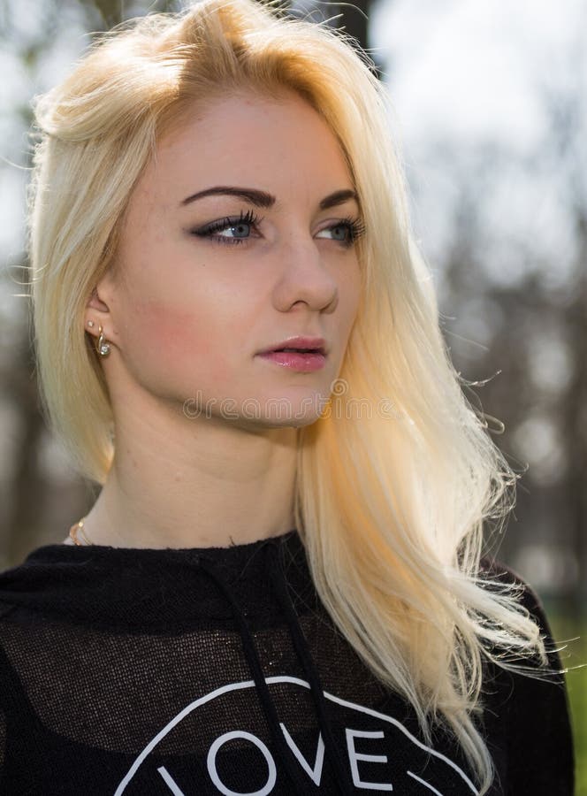 Nice girl stock image. Image of clothing, grass, smiling - 53232743