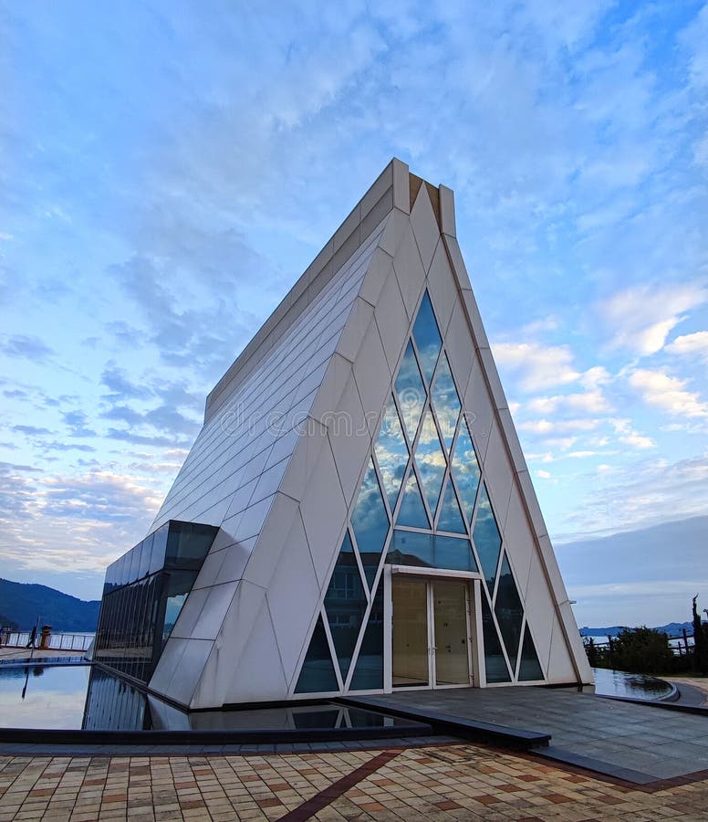 Nice Glass Building, Usually Used for Weddings Stock Photo - Image of ...