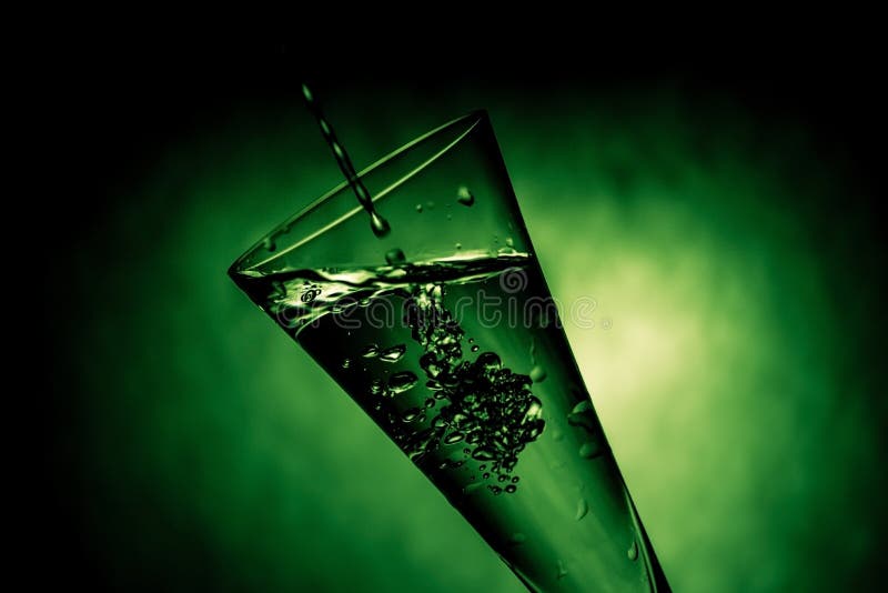 Nice Glass with Water Splashes Stock Photo - Image of liquid, alcoholic ...