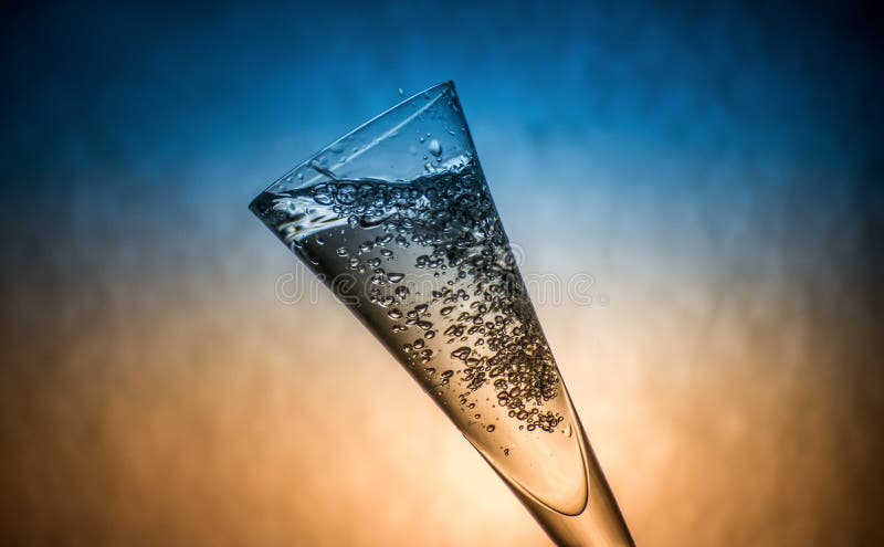 Nice Glass with Water Splashes Stock Image - Image of modern, cool ...